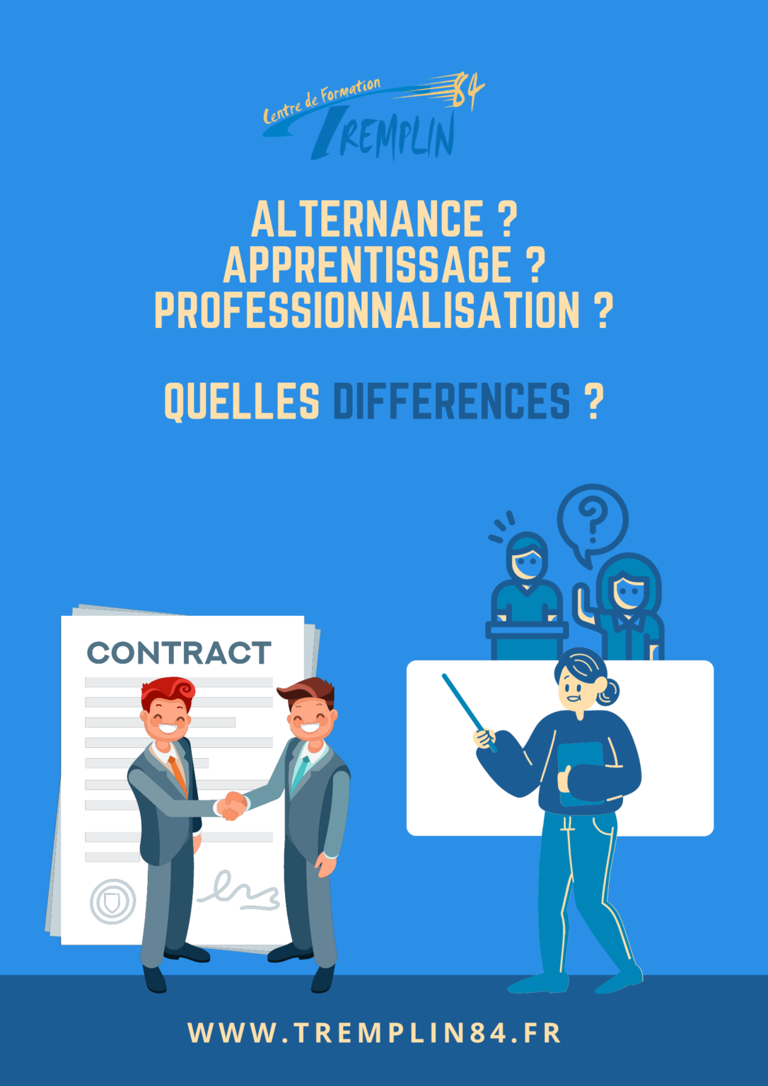 Alternance, apprentissage ou professionnalisation : Quelles différences