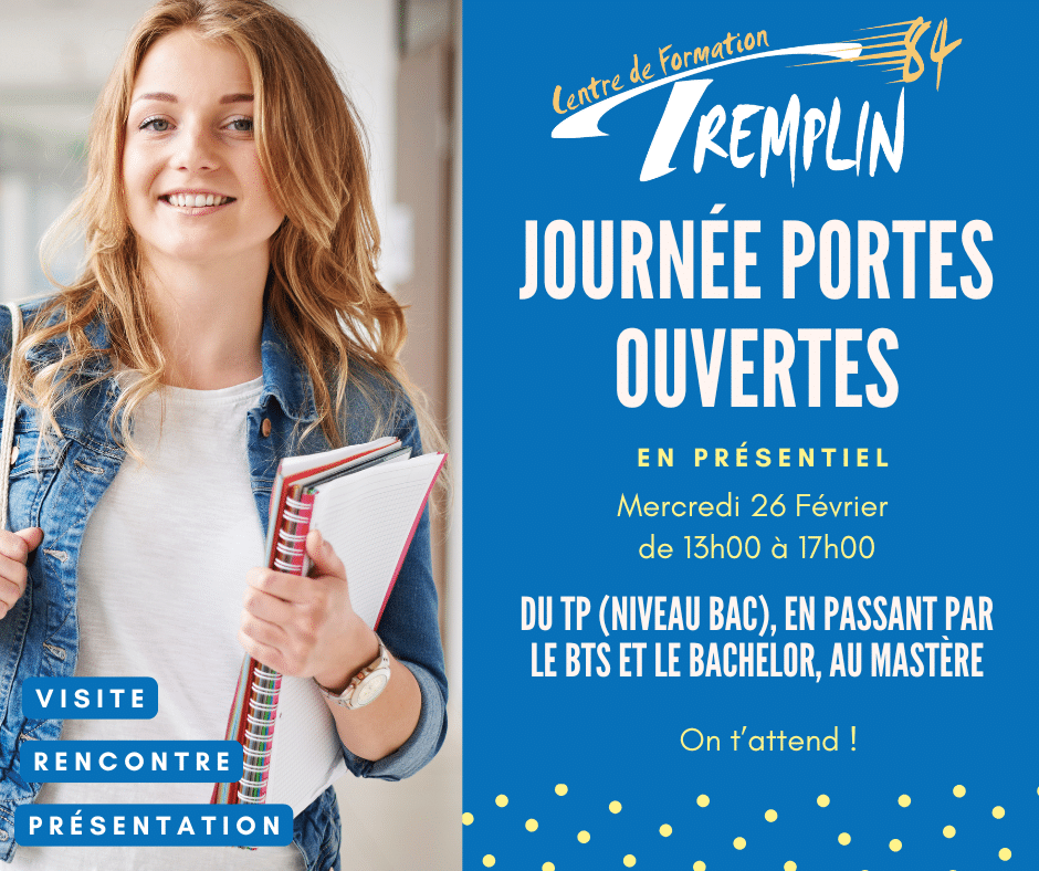Journée Portes Ouvertes à Tremplin 84 ! – Centre de formation Grand ...